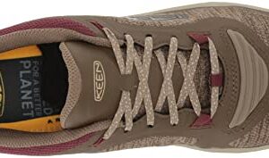 KEEN Women's Terradora Flex Low Height Waterproof Hiking Shoes, Canteen/Windsor Wine, 8