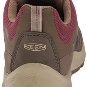 KEEN Women's Terradora Flex Low Height Waterproof Hiking Shoes, Canteen/Windsor Wine, 8