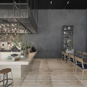 16"×591" Extra Thick Dark Grey Black Concrete Wallpaper Peel and Stick 3D Concrete Cement Contact Paper Stained Vinyl Matte Textured Removable Walls Sticker for Kitchen Living Room Bedroom Basement