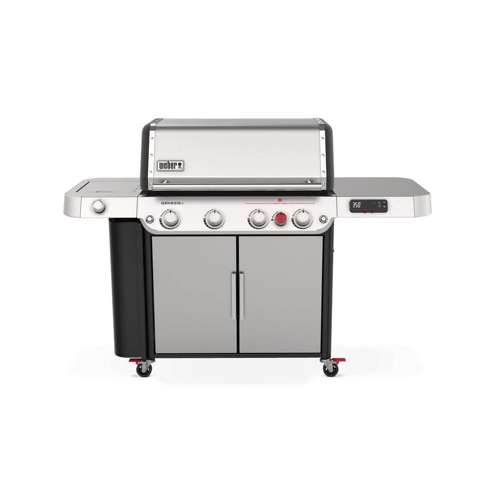 Weber Genesis SPX-435 Premium Smart Gas Grill, Liquid Propane, Stainless Steel