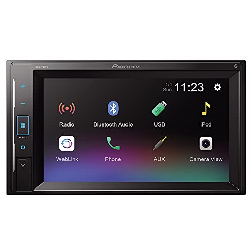 Pioneer DMH-241EX Digital Multimedia Receiver (Does not Play Discs) Bundled with + (1) License Plate Style Backup Camera