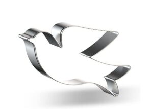 wjsyshop carrier pigeon bird shape cookie cutter