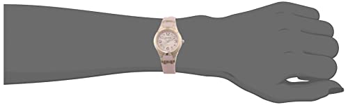 Armitron Sport Women's Quartz Sport Watch with Plastic Strap, Pink, 12 (Model: 25/6418RGP)