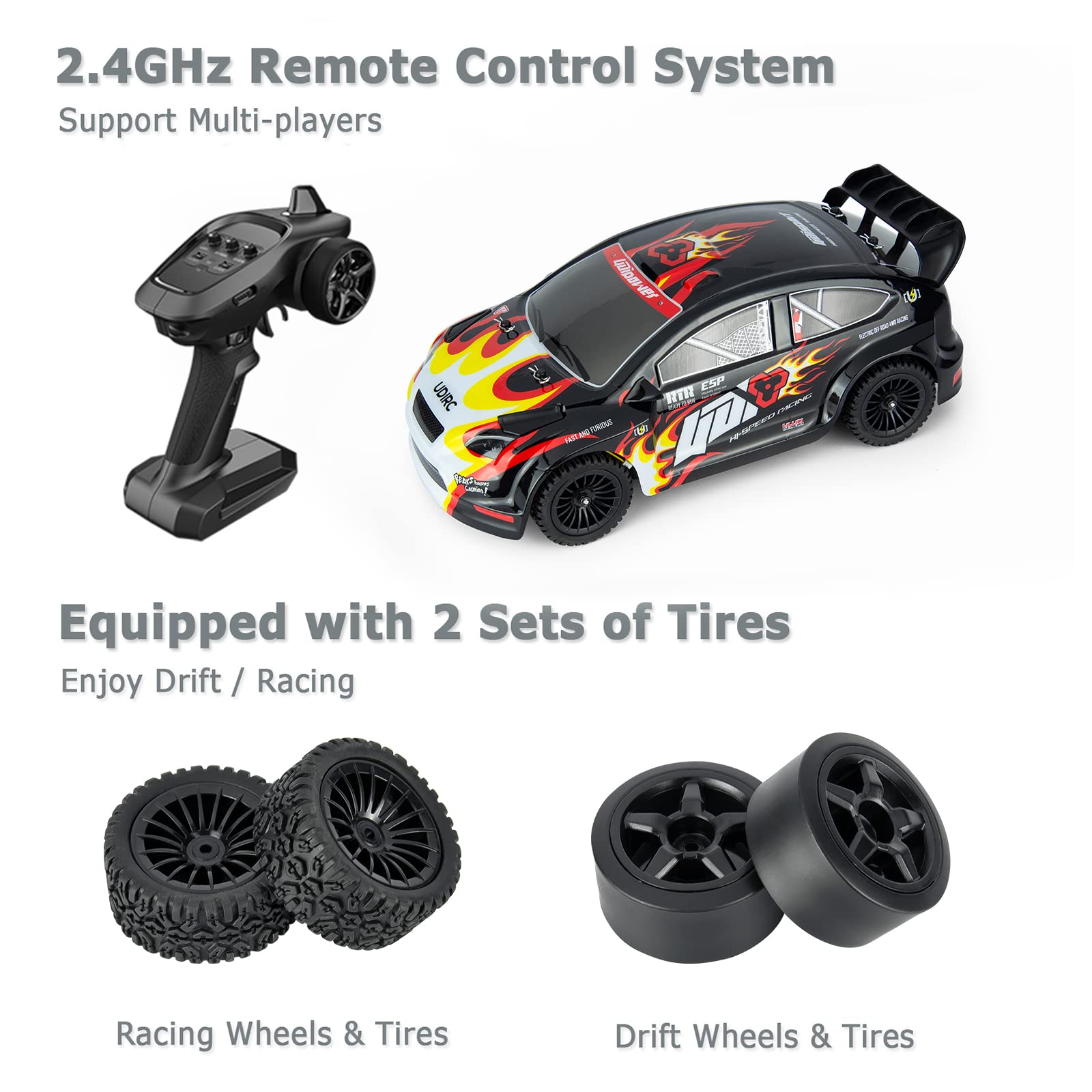 Cheerwing Brushless 1/16 High Speed Remote Control Car, 4WD 25MPH Fast RC Car RC Drift Car for Kids and Adults