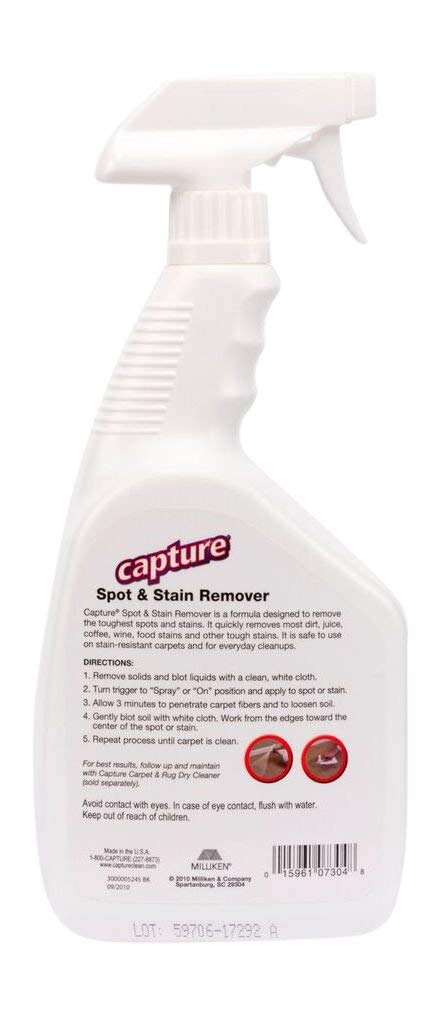 Capture Carpet Total Care Kit 400 & Capture Spot and Stain Remover (32 oz), Couch, Sofa Cleaner and Stain Remover - Bundle