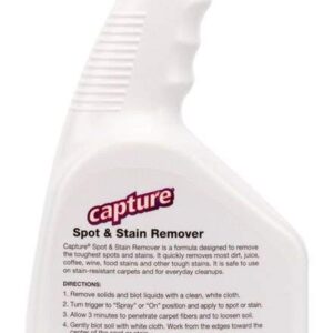 Capture Carpet Total Care Kit 100 & Capture Spot and Stain Remover (32 oz), Couch, Sofa Cleaner and Stain Remover Bundle