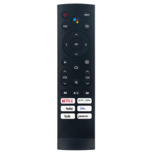 erf3a90 replacement voice remote control commander fit for hisense smart tv 75a66fua 65a53fua 50a53fua 43a53fua 65a66fua 55u7g 75u7g 65u7g 65u6k 55a76k 55u6k 75u6k 75a76k