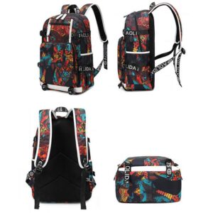 Basketball Player J-ordan Number 23 Multifunction Backpack Travel Daypacks Fans Bag For Men Women (Style 5)