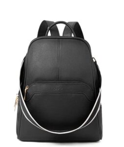 cluci leather backpack for women black backpack small backpack for women convertible backpack travel ladies designer daypack mini backpack for women