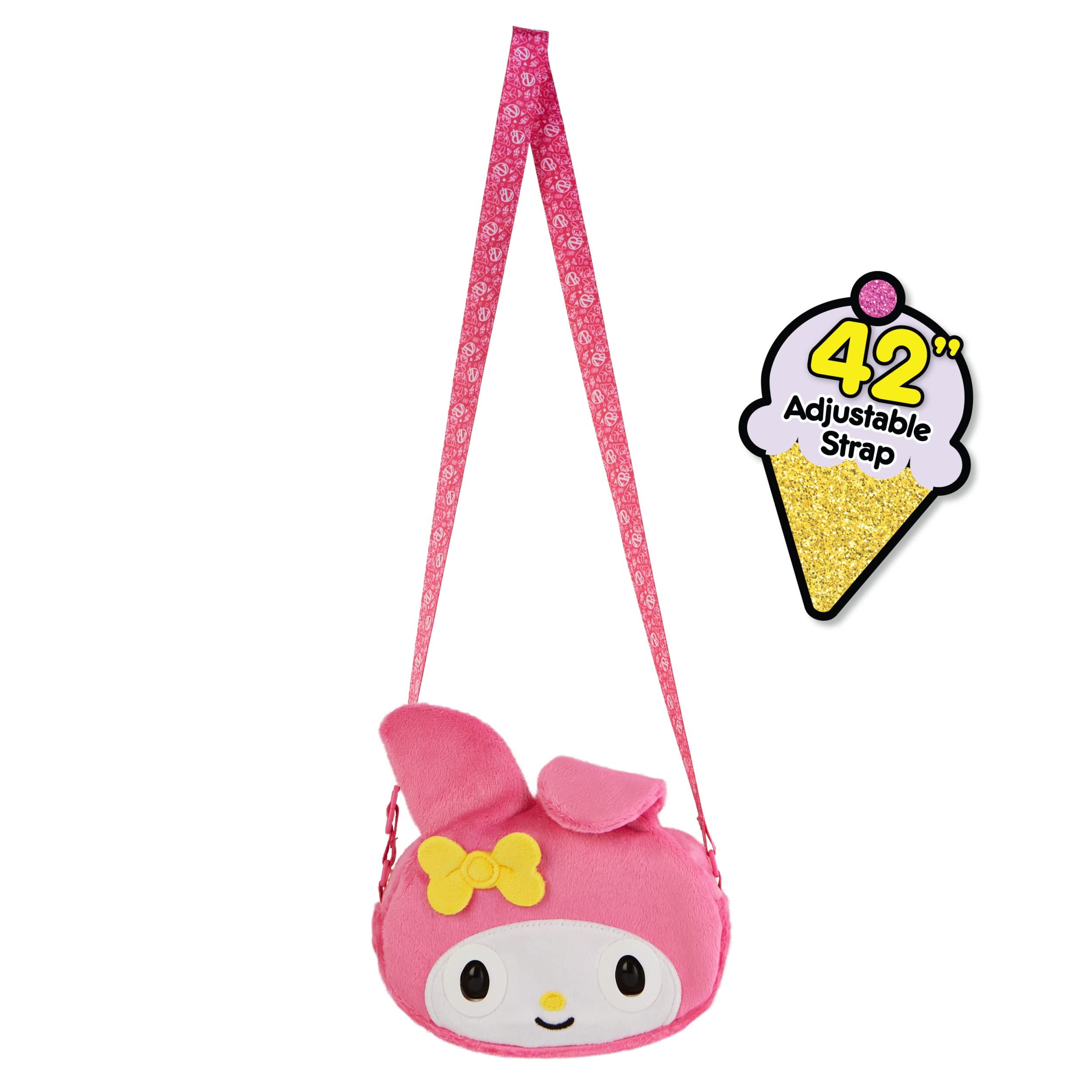 Purse Pets, Sanrio Hello Kitty and Friends, My Melody Interactive Pet Toy & Crossbody Kawaii Purse, over 30 Sounds & Reactions, Girls & Tween Gifts