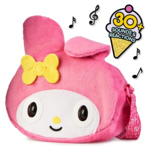 Purse Pets, Sanrio Hello Kitty and Friends, My Melody Interactive Pet Toy & Crossbody Kawaii Purse, over 30 Sounds & Reactions, Girls & Tween Gifts