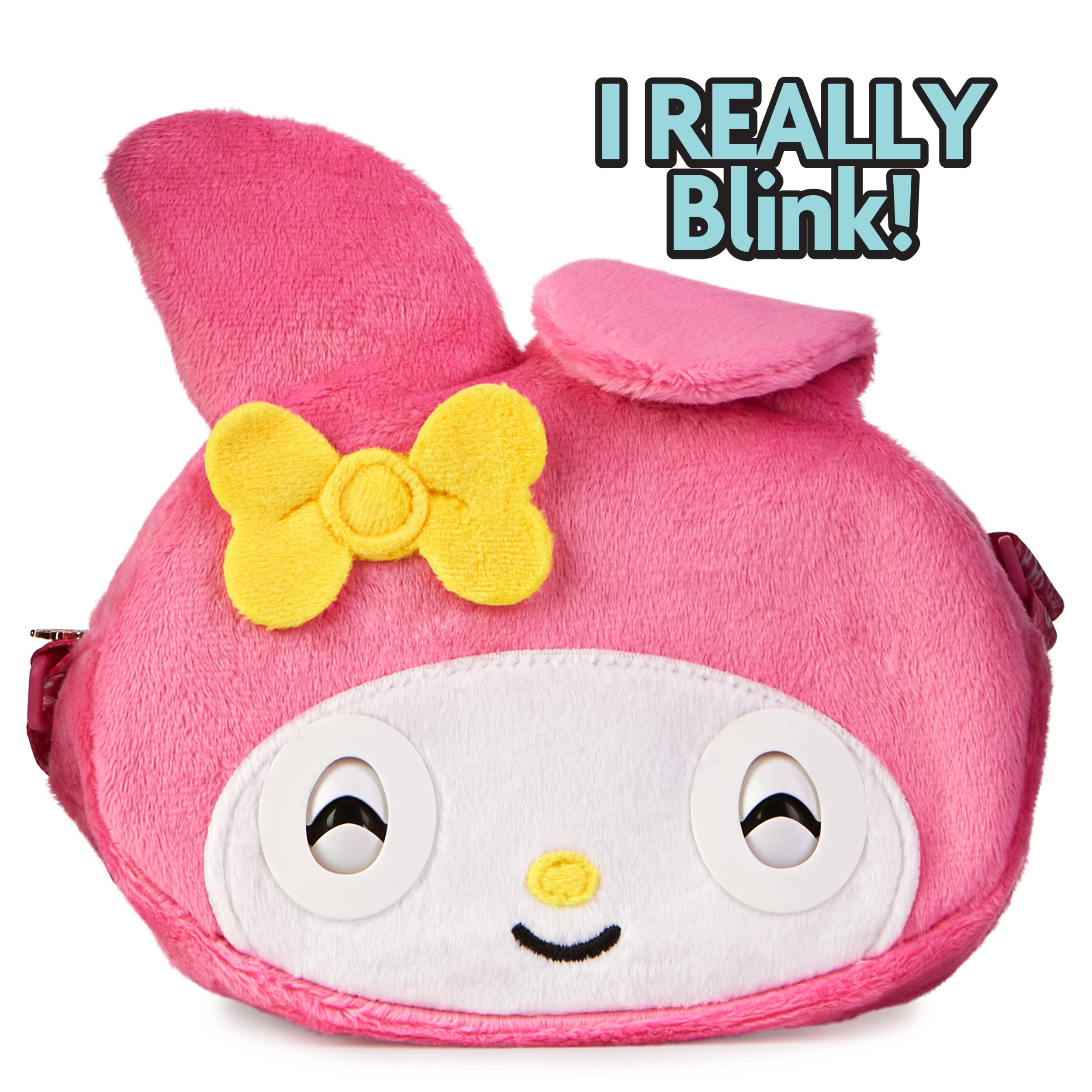 Purse Pets, Sanrio Hello Kitty and Friends, My Melody Interactive Pet Toy & Crossbody Kawaii Purse, over 30 Sounds & Reactions, Girls & Tween Gifts