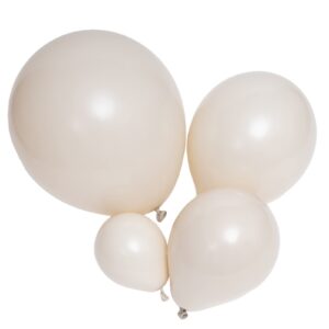 100pcs sand white balloons 18 inch +12 inch +10 inch +5 inch party nude white balloon birthday balloons baby shower decorations wedding balloons bulk