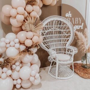 100pcs Sand White Balloons 18 inch +12 inch +10 inch +5 inch Party Nude White Balloon Birthday Balloons Baby Shower Decorations Wedding Balloons bulk