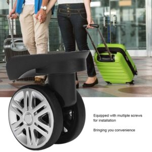 Luggage Wheel,Mute Double Row Wheel Suitcase Luggage Replacement Universal Outdoor Accessories