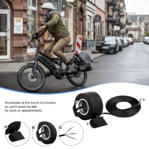 Thumb Throttle Ebike: Electric Scooter Throttle, Ebike Throttle, 7/8inch (22mm) Thumb Throttle Speed Control, 12V-72V Universal Controller for E-Bike Electric Scooters