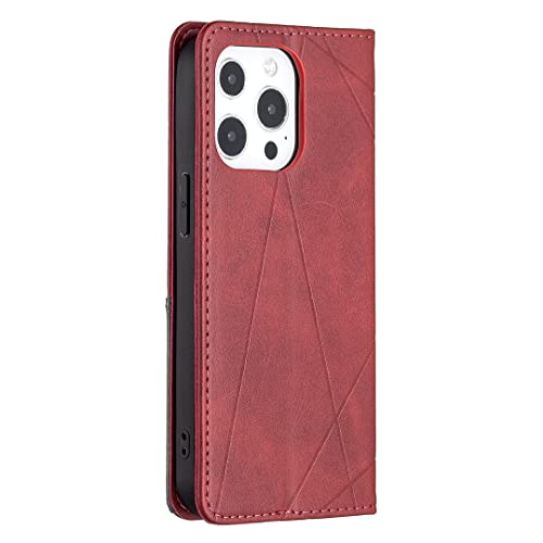 Fansipro Wallet Folio Case for SAMSUNG Galaxy A40, Premium PU Leather Slim Fit Cover for Galaxy A40, 2 Card Slots, 1 Transparent Photo Frame Slot, Easy Fit, Red