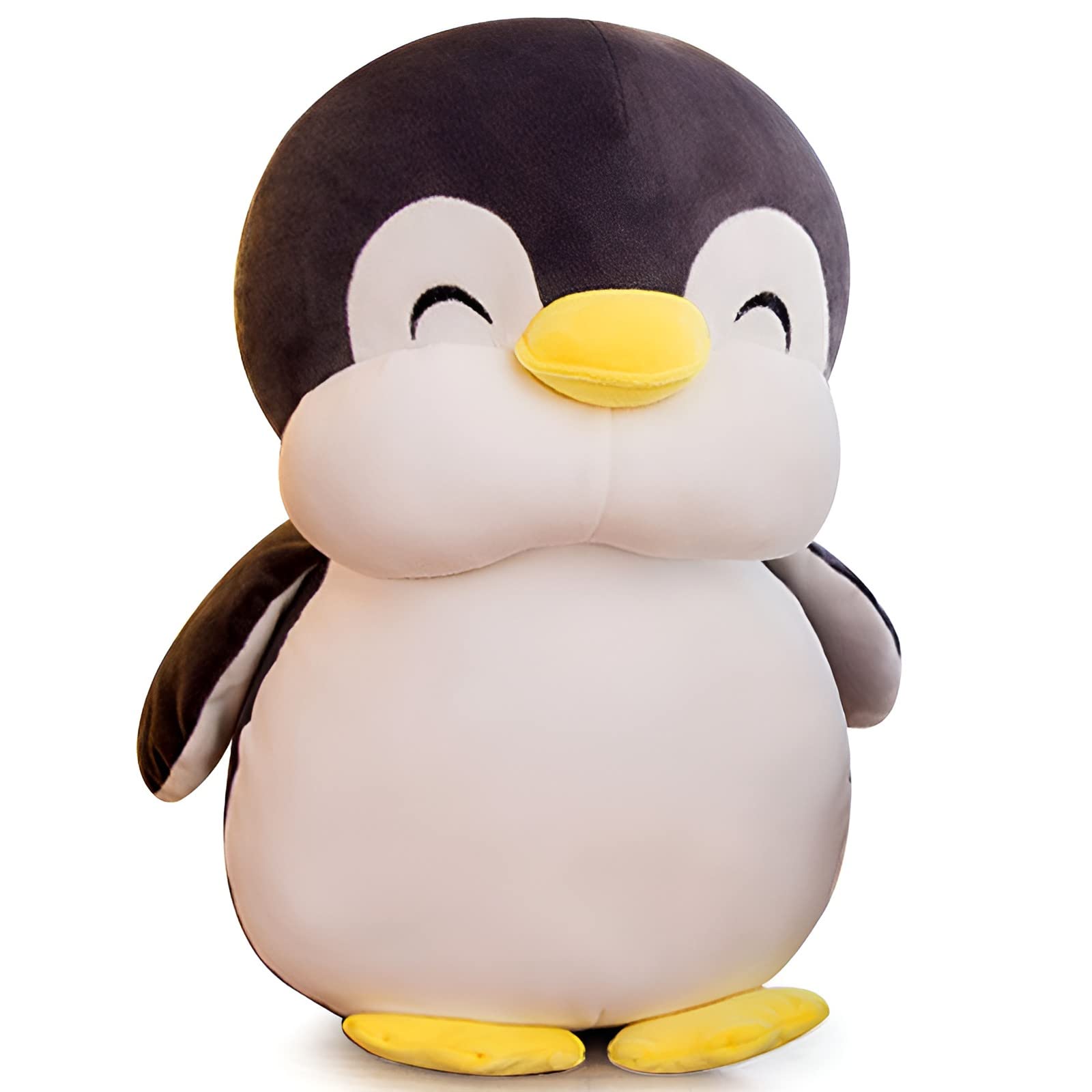 XIOU Plushies Penguin Stuffed Animal Toys, Soft Penguin Stuff Plush Doll Gift for Kids Girls Boys Girlfriend Valentines Day Gifts Throw Pillow (Gray,11.8in/30cm)