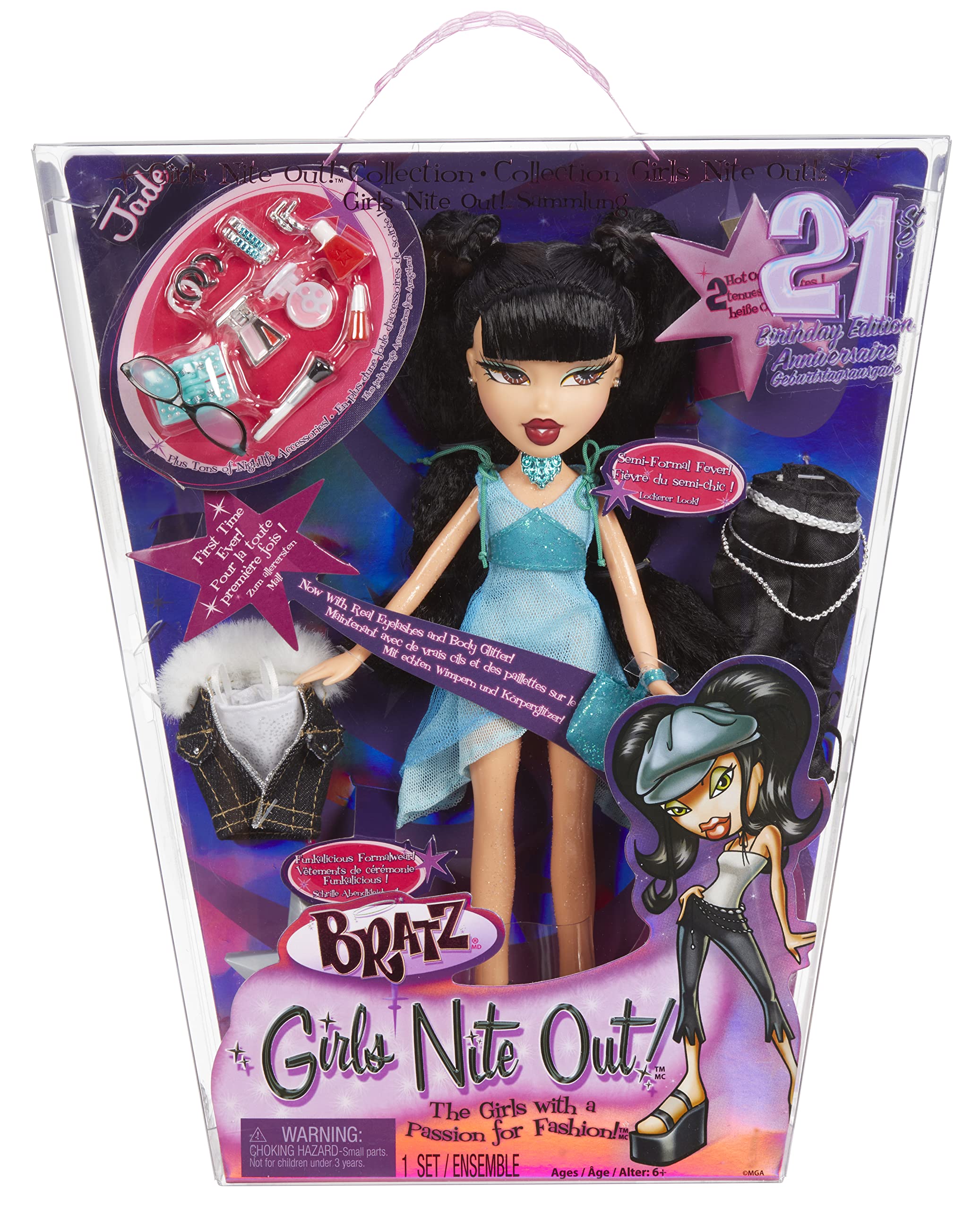 Bratz Girls Nite Out 21st Birthday Edition Fashion Doll Jade