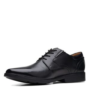 clarks men's clarkslite low oxford, black leather, 12 wide