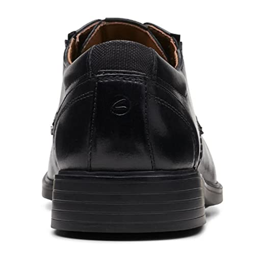 Clarks Men's Clarkslite Low Oxford, Black Leather, 12 Wide