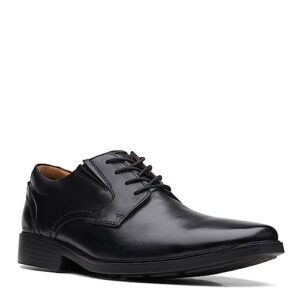 Clarks Men's Clarkslite Low Oxford, Black Leather, 12 Wide