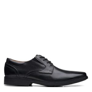 Clarks Men's Clarkslite Low Oxford, Black Leather, 12 Wide