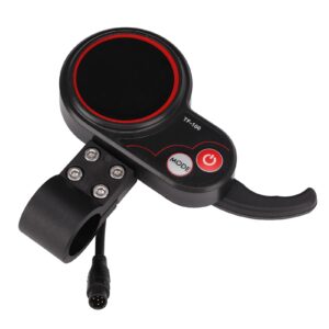 meiyya 48v tf‑100 display, waterproof easy to install comfortable good toughness abs tf‑100 6 pin display for m4 electric scooter