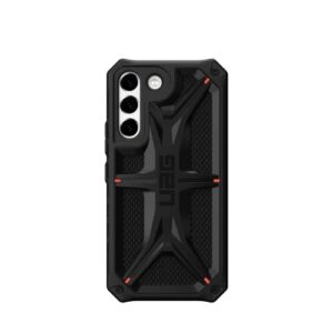 URBAN ARMOR GEAR UAG Designed for Samsung Galaxy S22 Case Kevlar Black Rugged Lightweight Slim Shockproof Premium Monarch Protective Cover, [6.1 inch Screen]