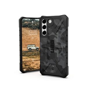 urban armor gear uag designed for samsung galaxy s22 case camo midnight rugged lightweight slim shockproof pathfinder se protective cover, [6.1 inch screen]