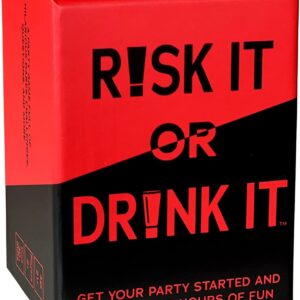 Fun Drinking Game for Parties: 150 Hilarious Dares & Risky Questions for Adults Games Nights - Adult Cards for Party Pregames, College or Bachelorette