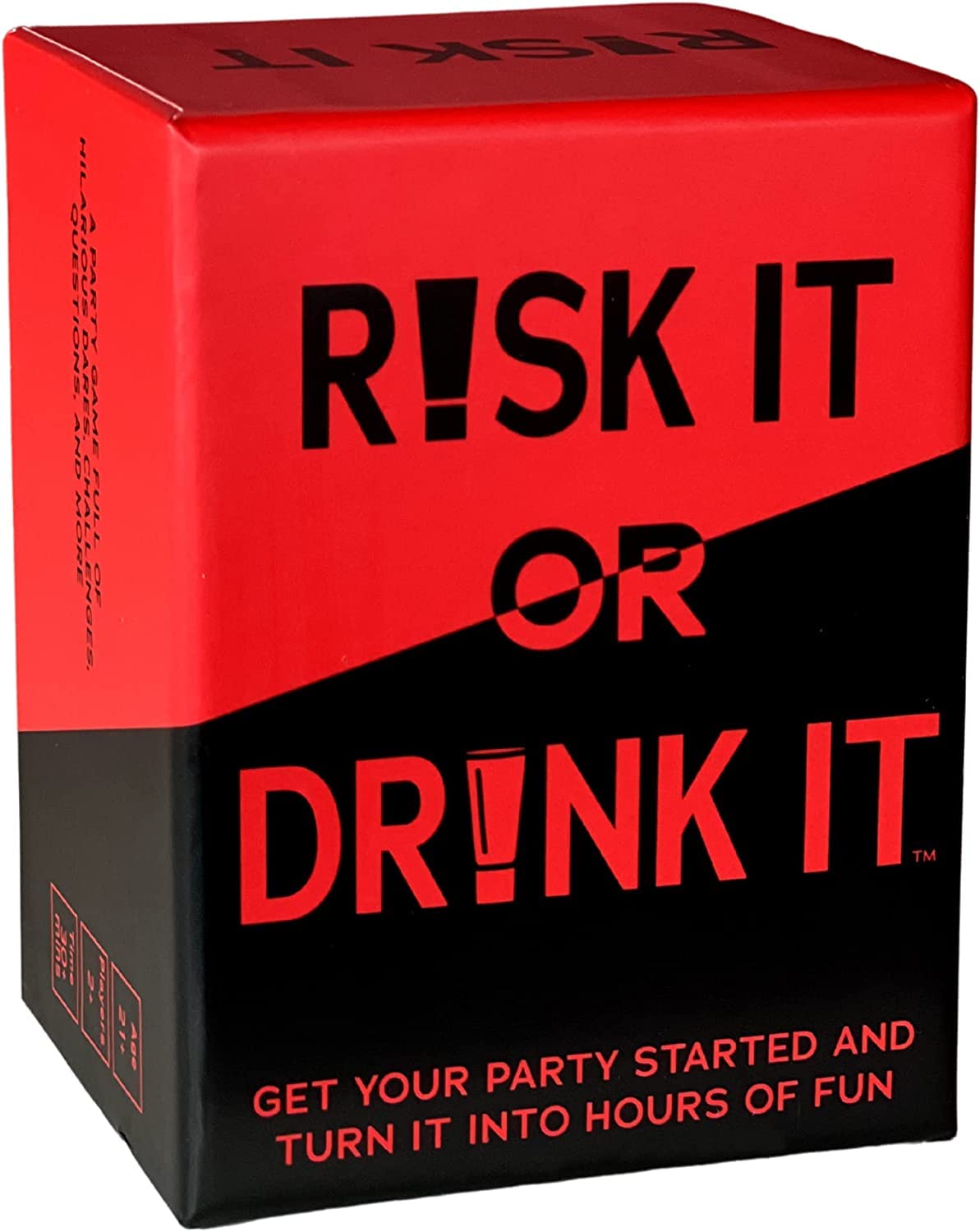 Fun Drinking Game for Parties: 150 Hilarious Dares & Risky Questions for Adults Games Nights - Adult Cards for Party Pregames, College or Bachelorette