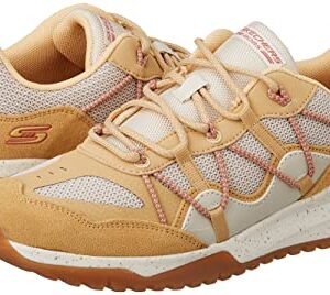 Skechers Bobs Squad 3 Zigzag Swagger Womens Shoes Size 8, Color: Wheat