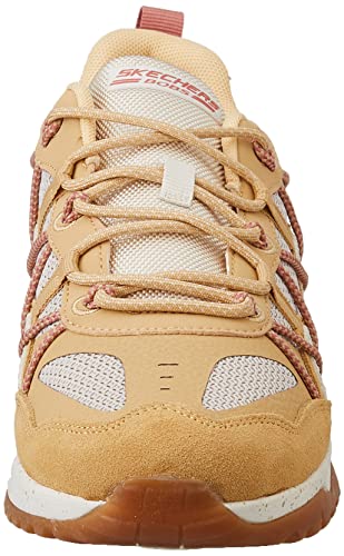 Skechers Bobs Squad 3 Zigzag Swagger Womens Shoes Size 8, Color: Wheat