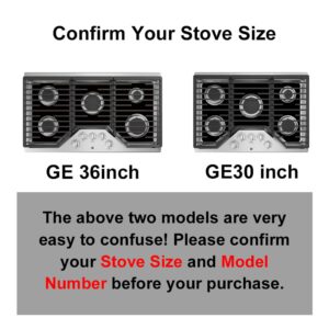 FanXm GE 36 inch Gas Range Protectors - Non Stick Stove Protector for Gas Range - JGP5036,PGP7036,PGP9036,CGP5036,CGP7036