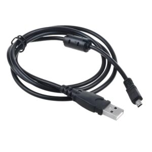 supplysource compatible 3ft usb pc data cable cord replacement for panasonic lumix dmc-zs8 dmc-fz70 fz15 lz6 camera