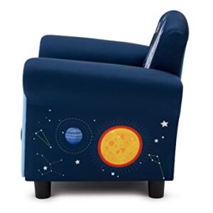 Delta Children Space Adventures Kids Upholstered Chair, Blue