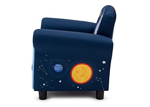 Delta Children Space Adventures Kids Upholstered Chair, Blue