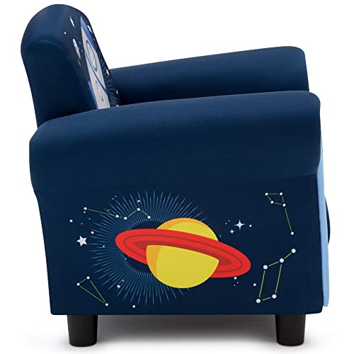 Delta Children Space Adventures Kids Upholstered Chair, Blue