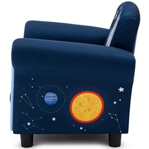 Delta Children Space Adventures Kids Upholstered Chair, Blue