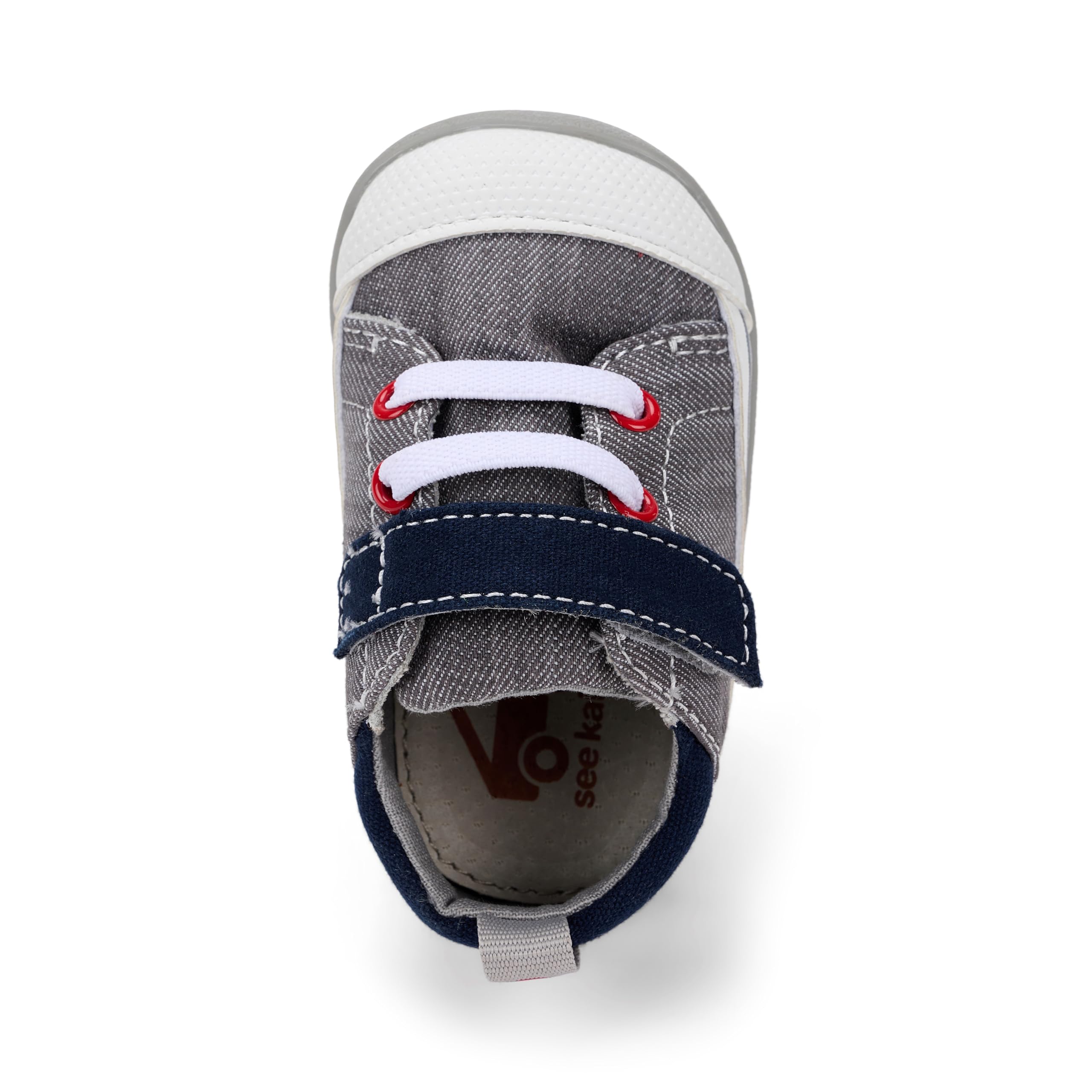 See Kai Run - Stevie II First Walker Shoe for Infants, Gray Denim, Infant 5