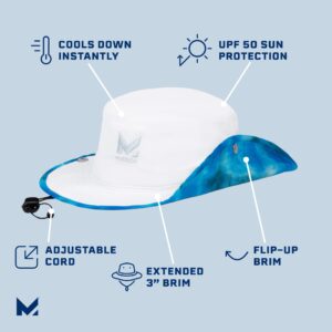 MISSION Cooling Bucket Hat, Turn Light Gray - Unisex Wide-Brim Hat for Men & Women - Lightweight, Foldable & Durable - Cools Up to 2 Hours - UPF 50 Sun Protection - Machine Washable