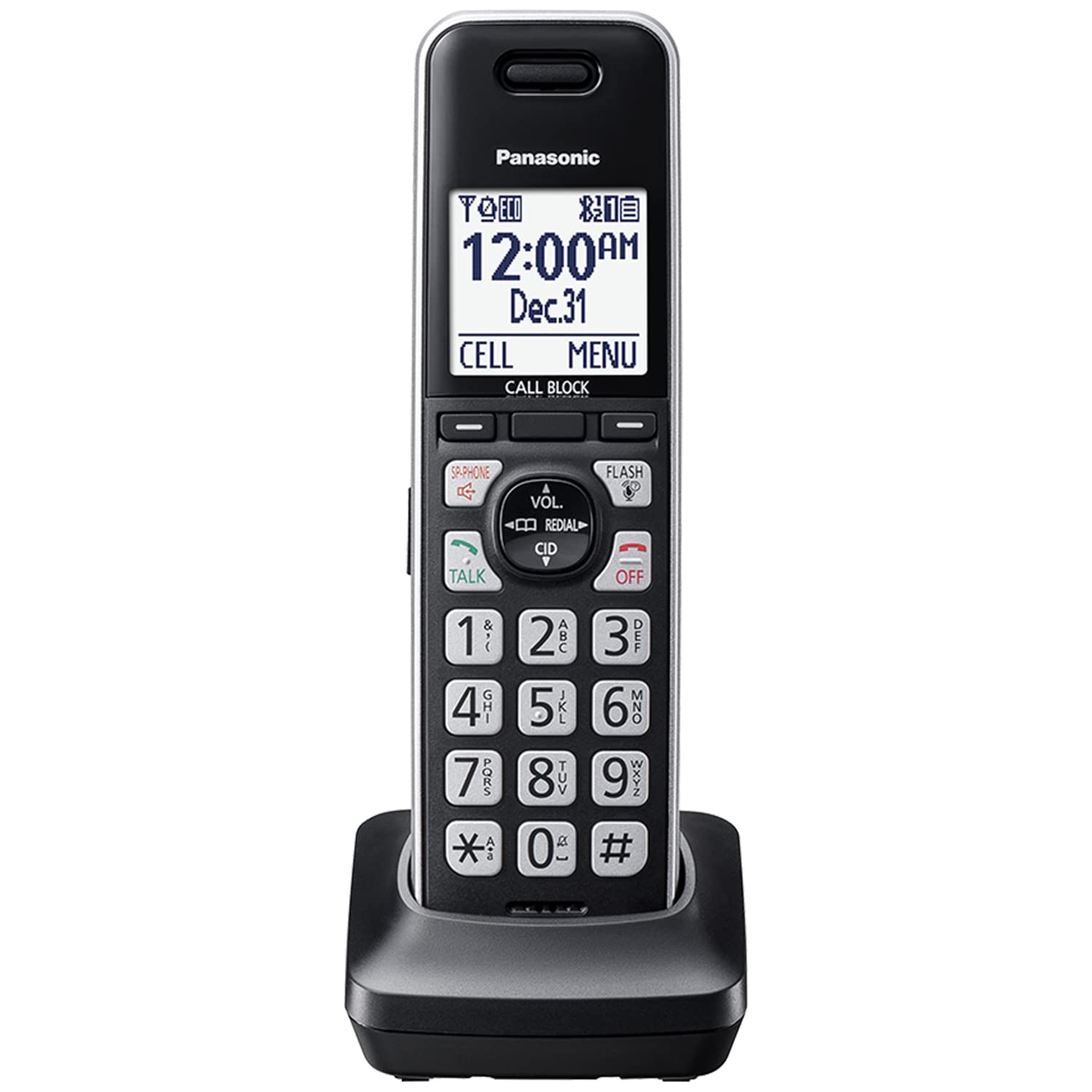 Panasonic Cordless Phone Handset Accessory Compatible with KX-TGF77x Series Cordless Phone Systems - KX-TGFA71S