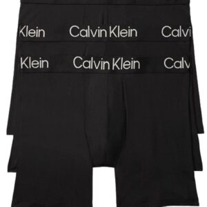 Calvin Klein Men's Ultra Soft Modern Modal Boxer Brief, 3 Black, XL