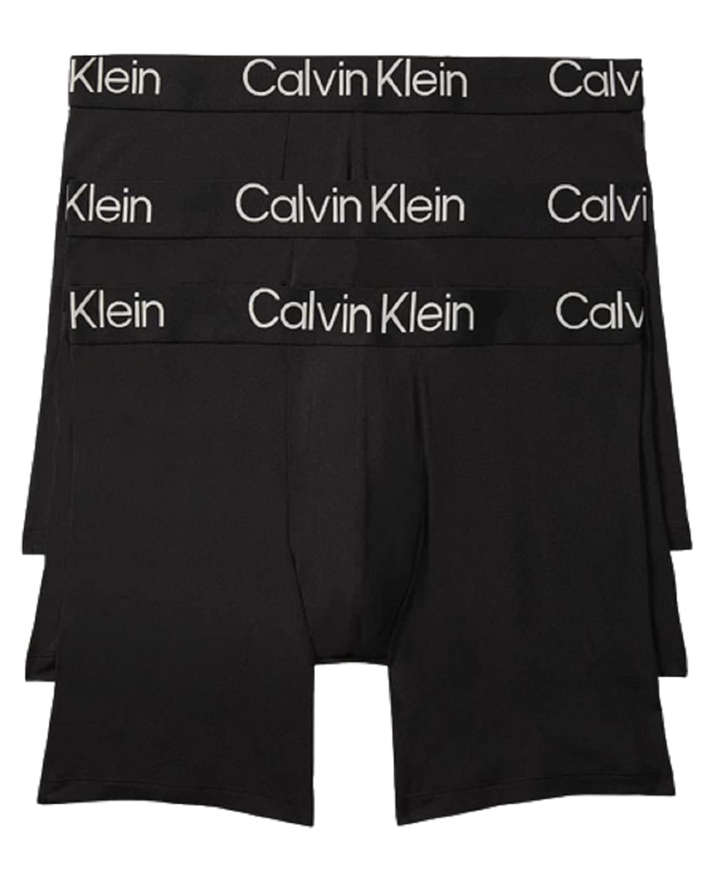 Calvin Klein Men's Ultra Soft Modern Modal Boxer Brief, 3 Black, XL