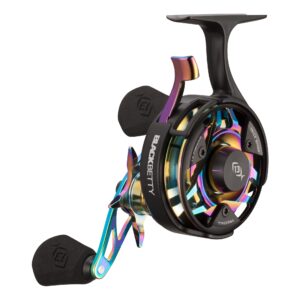 13 fishing - freefall carbon - trick shop edition 2022 - inline ice fishing reel - 2.5:1 gear ratio - right hand retrieve - bbcffts222.5-rh