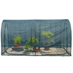 large tunnel 8.2'x4' plant netting cover 4ft tall crop cage netting pest guard cover for vegetables fruits durable gardening net for plant and animal