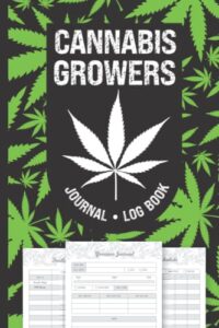 cannabis growers journal: weed growing journal log book sized 6"x9" (150 pages) - keep track of your marijuana cultivation - a record keeping cannabis log for marijuana farmers