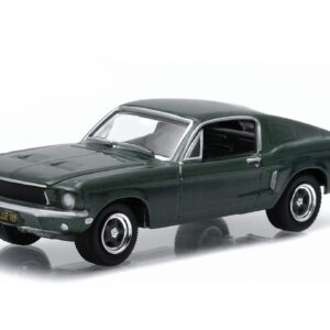 GreenLight 1:64 1968 for&d Mustang GT Fastback - Highland Green 44723 [Shipping from Canada]