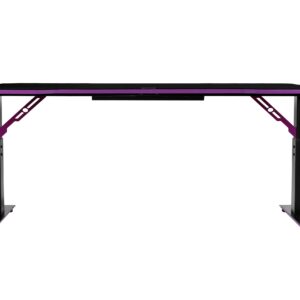 Cooler Master GD160 PC Gamimg Desk, Onesize, Black, Purple